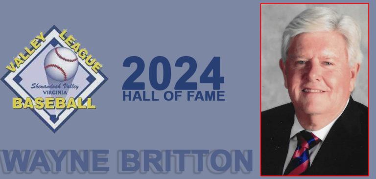 Britton Selected For Vbl Hall Of Fame Induction Valley League Baseball