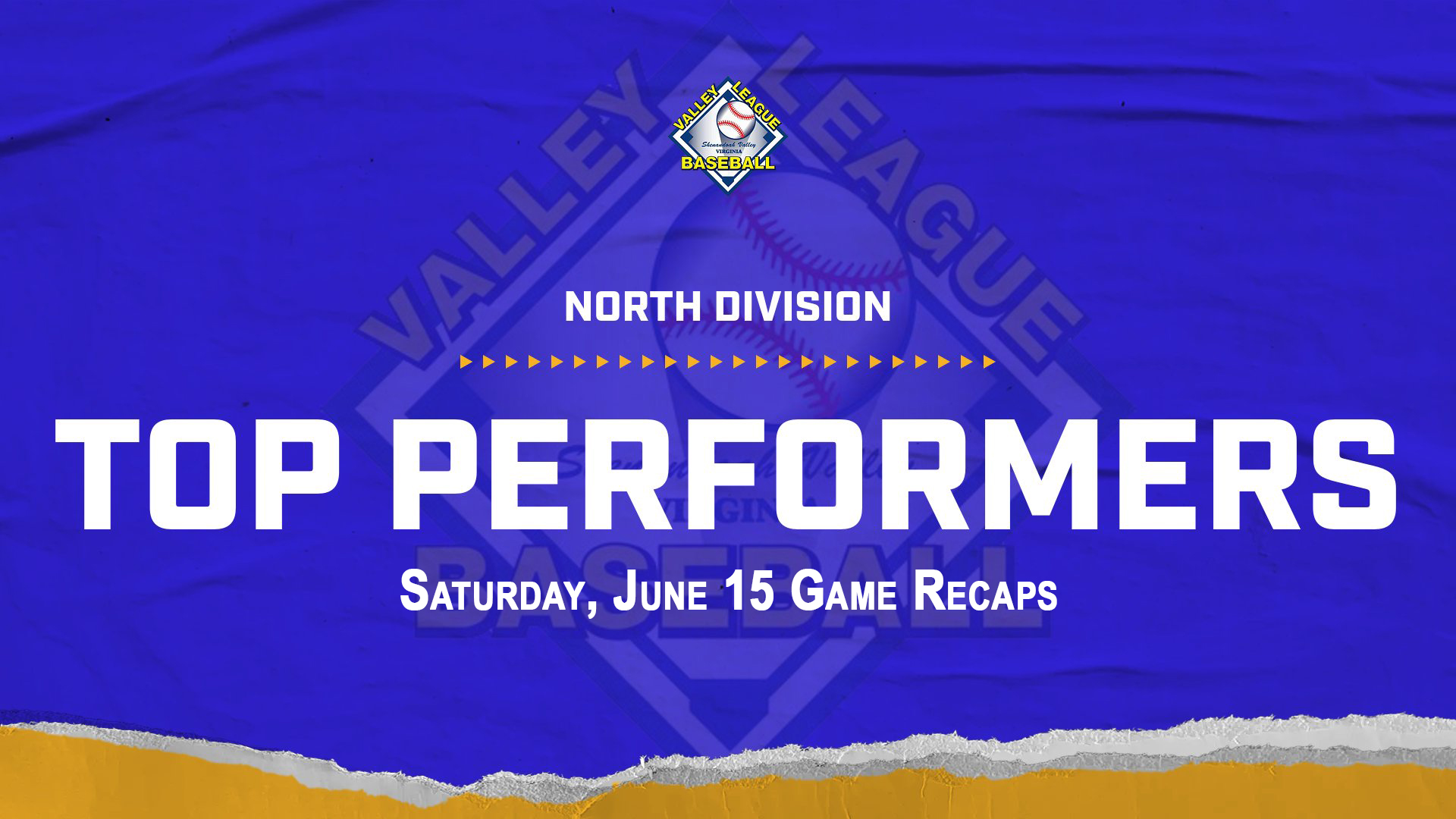 Saturday's North Division Highlights - Valley League Baseball