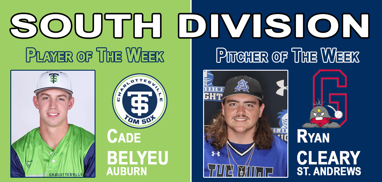 Belyeu, Cleary Earn South Division Honors in Week 1 - Valley League ...