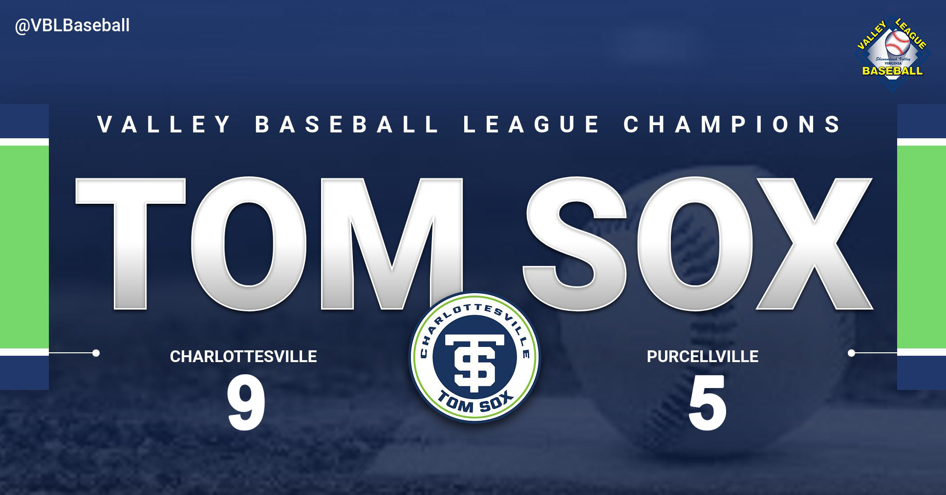 Tom Sox Claim VBL Championship - Valley League Baseball