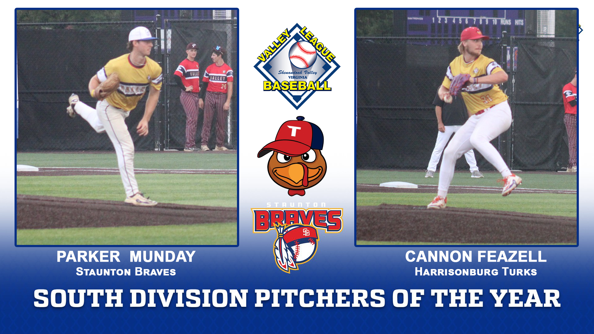 Feazell, Munday Share South Division Pitching Honor - Valley League ...